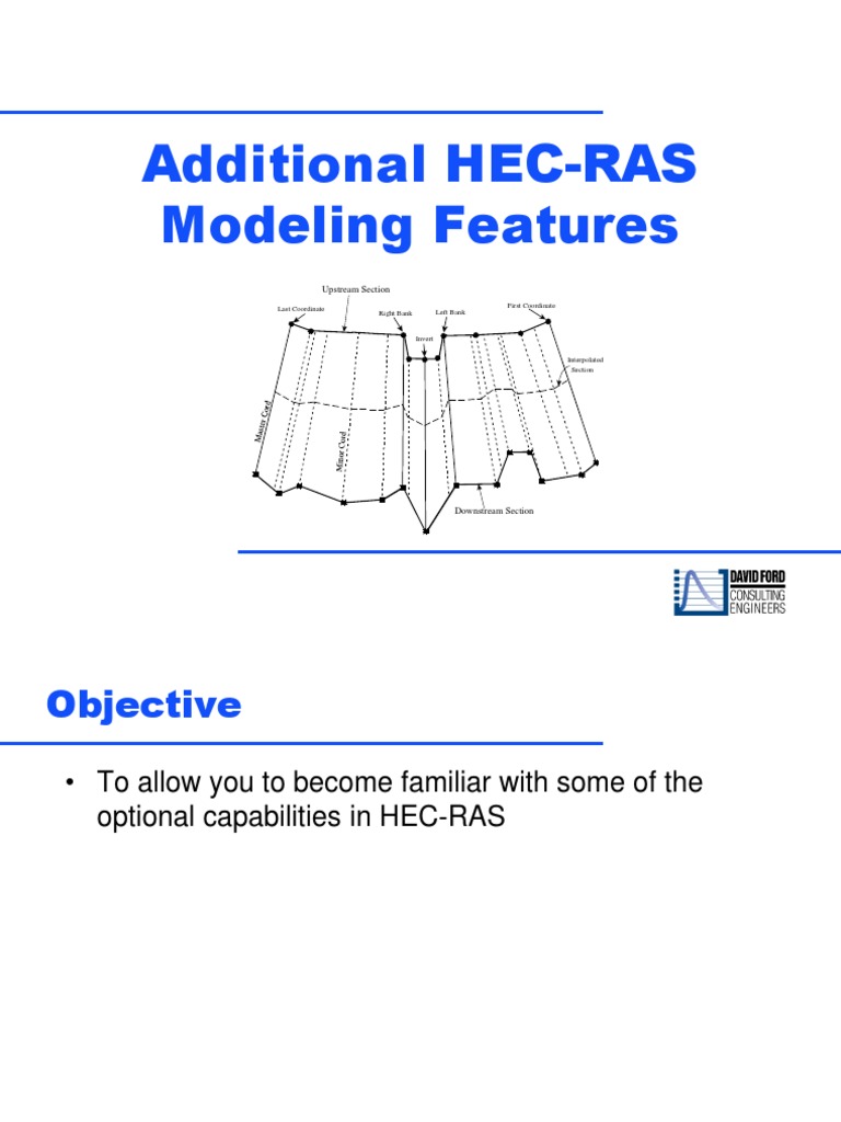 06 Additional HEC-RAS modeling.ppt | Fluid Dynamics | Civil Engineering