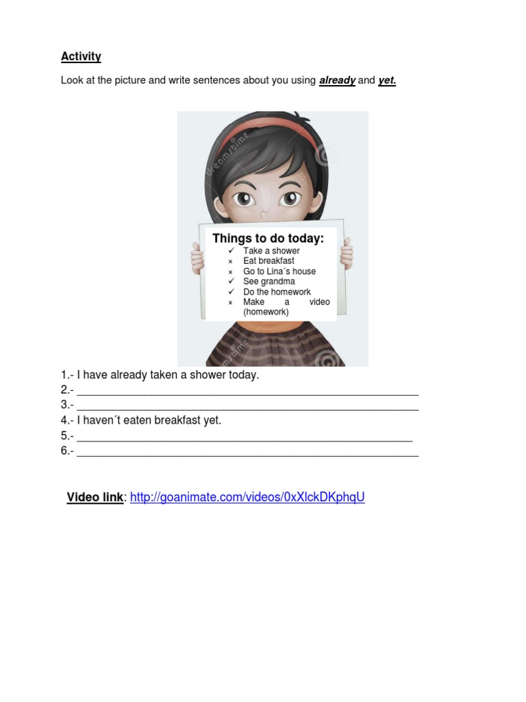 Goanimate Activity | PDF