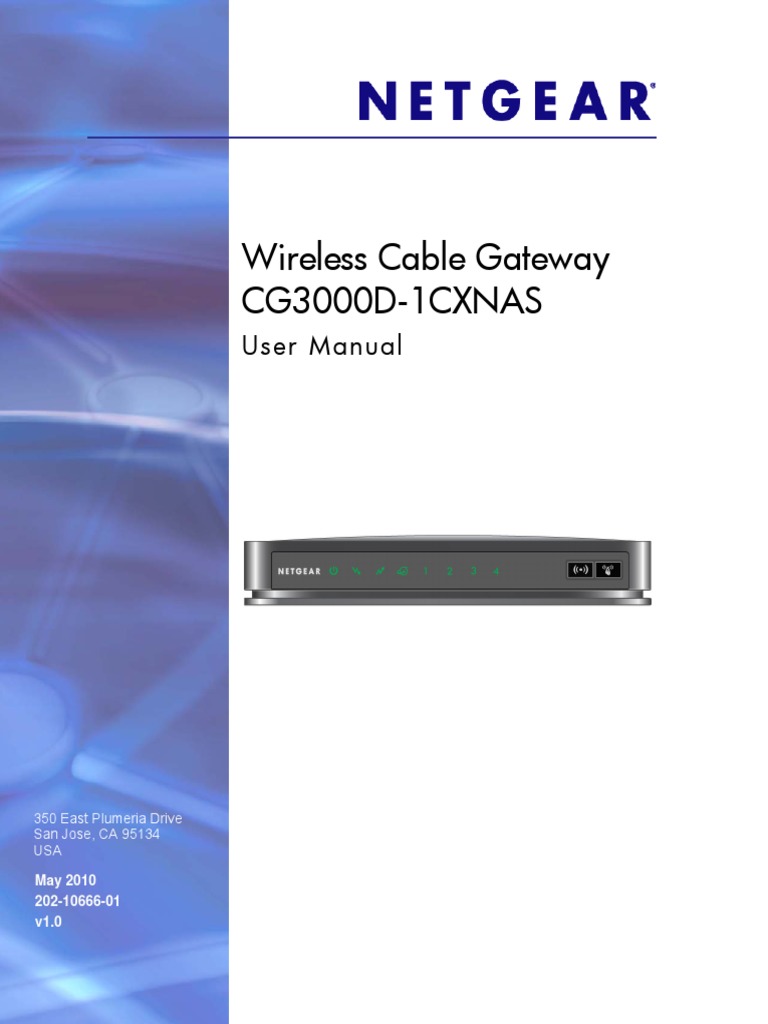 Netgear CG3000D User Guide PDF | PDF | Ip Address | Port (Computer ...