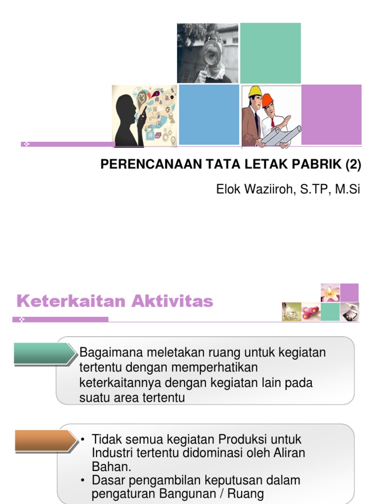 Perencanaan Tata Letak Pabrik | PDF