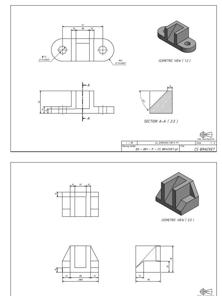 Detail Drawing Part 1 - 20 | PDF | Teaching Mathematics