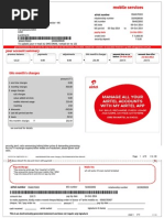 MobileBill Airtel Format | PDF | Invoice | Cheque