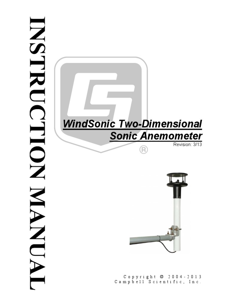 Windsonic - Campbell User Manual | PDF | Electrical Connector | Compass