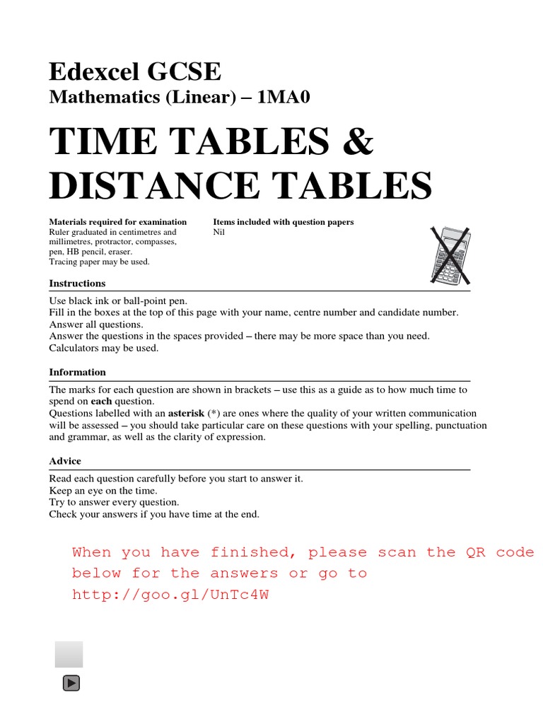 Timetables and Distance Tables | PDF | Transport | Railway
