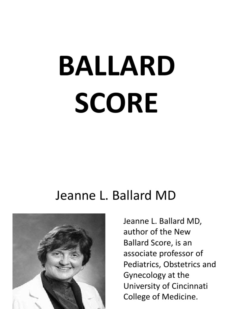 Ballard Score | PDF | Anatomical Terms Of Motion | Labia
