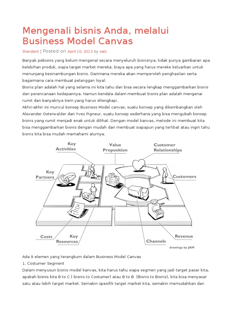 Bmc... Proposal Bisnis - Odt | PDF
