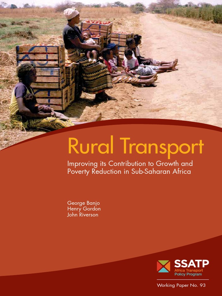 SSATPWP93 Rural Transport | PDF | Poverty Reduction | Agriculture