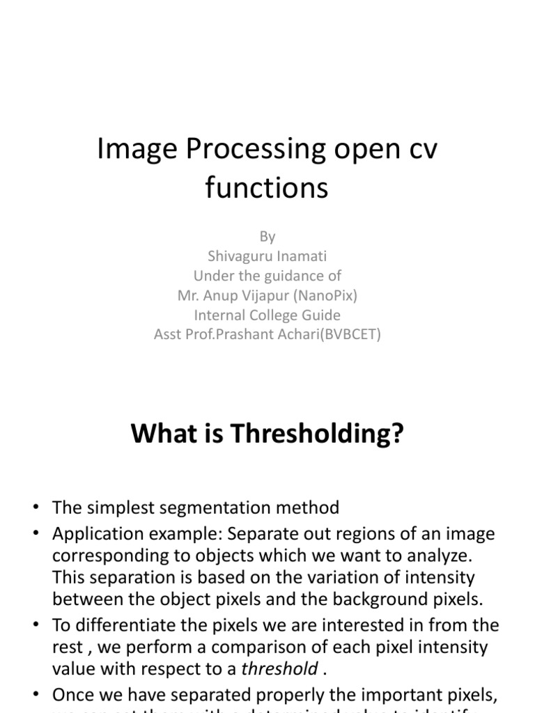 Image Processing Verilog | Download Free PDF | Algorithms | Computer Vision