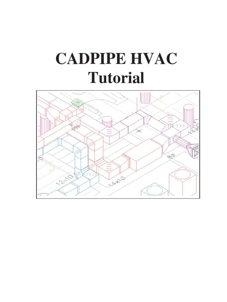 Cadpipe Hvac Tutorial | PDF | Duct (Flow) | Software