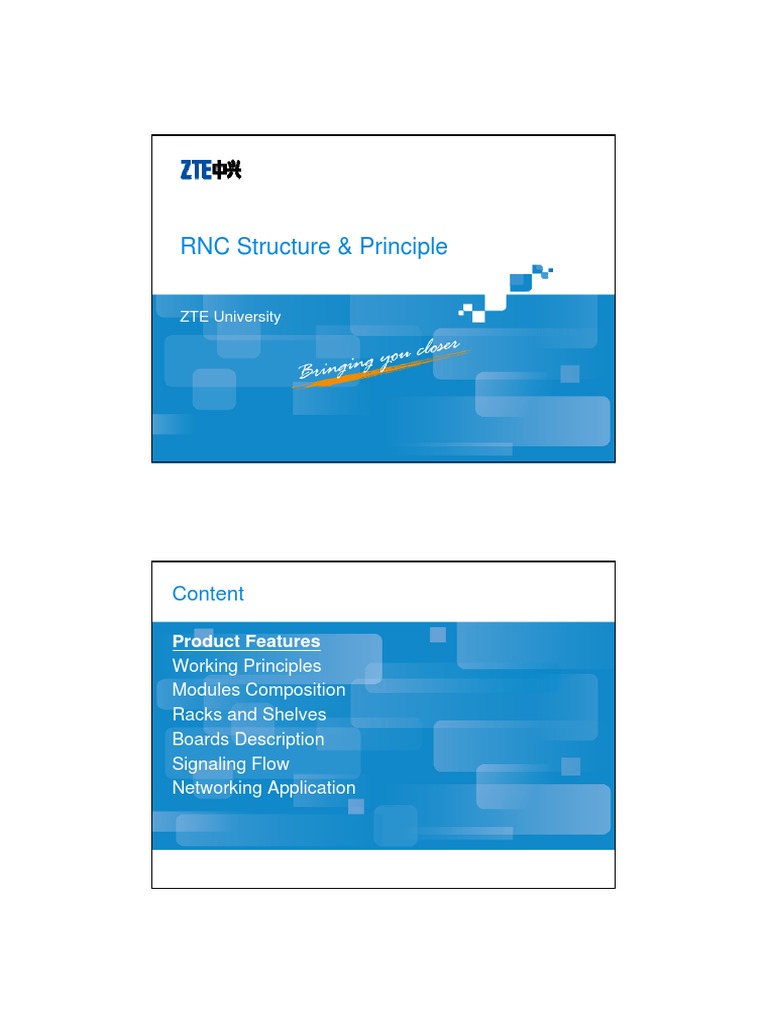 05 WR - SS01 - E2 - 1 RNC Structure and Principle - V3.09-91 | PDF ...