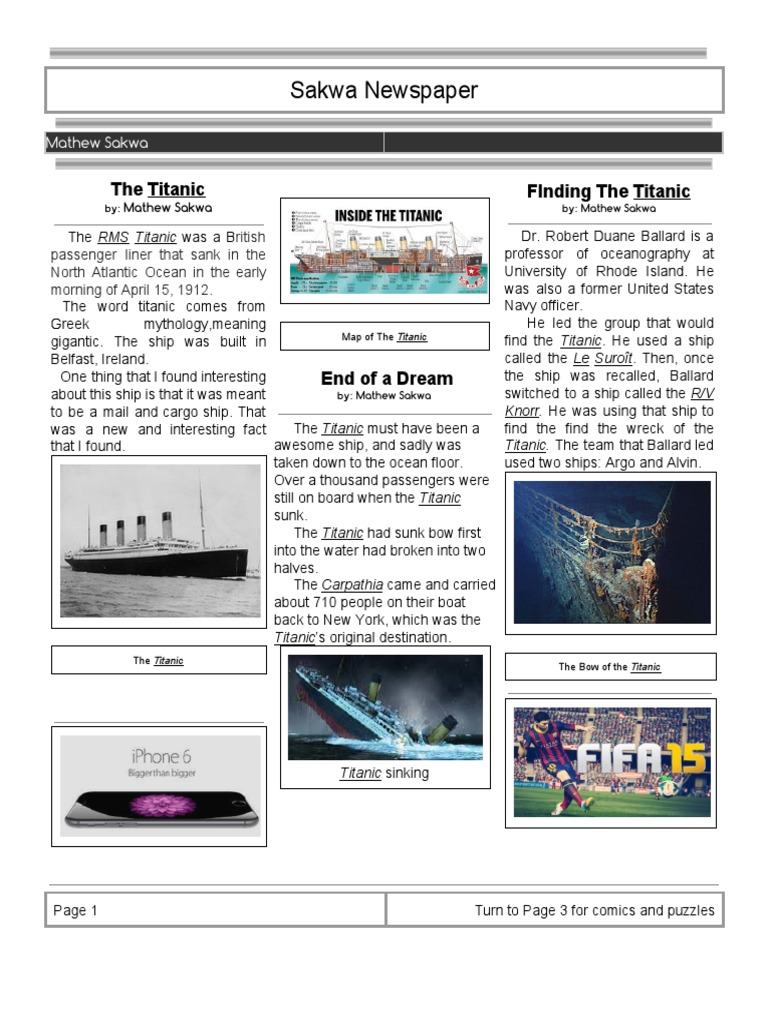 Titanic: Tragedy and Discovery Insights | PDF