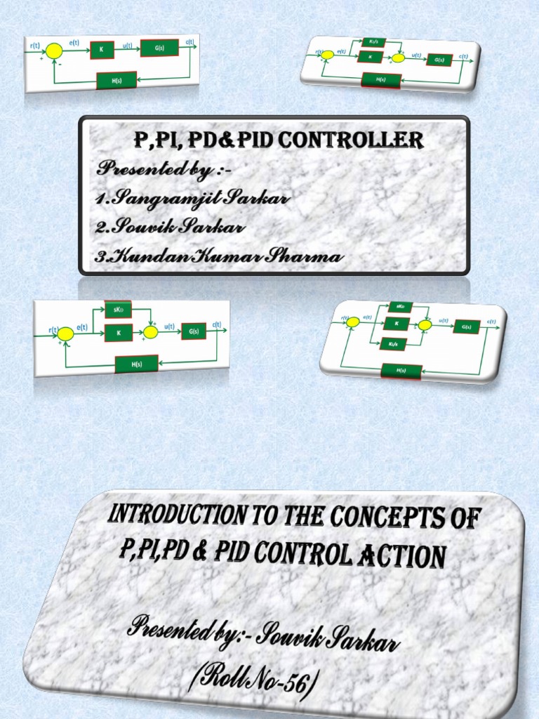 Presentation On PID Controller | PDF | Control Theory | Control System