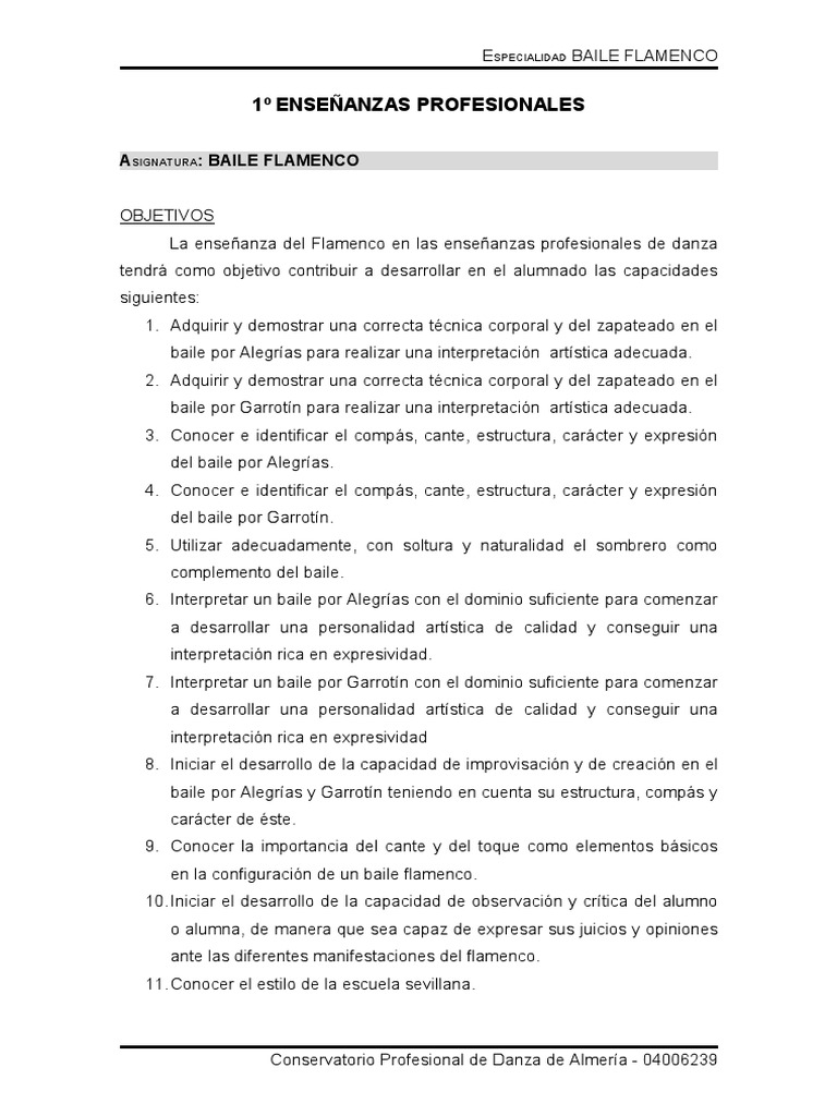 Baile Flamenco | PDF | Bailes | Improvisación