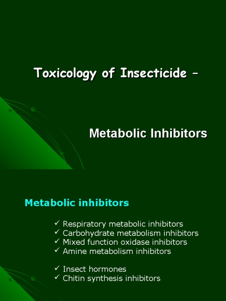 Toxicology of Insecticides | PDF | Arsenic | Adenosine Triphosphate
