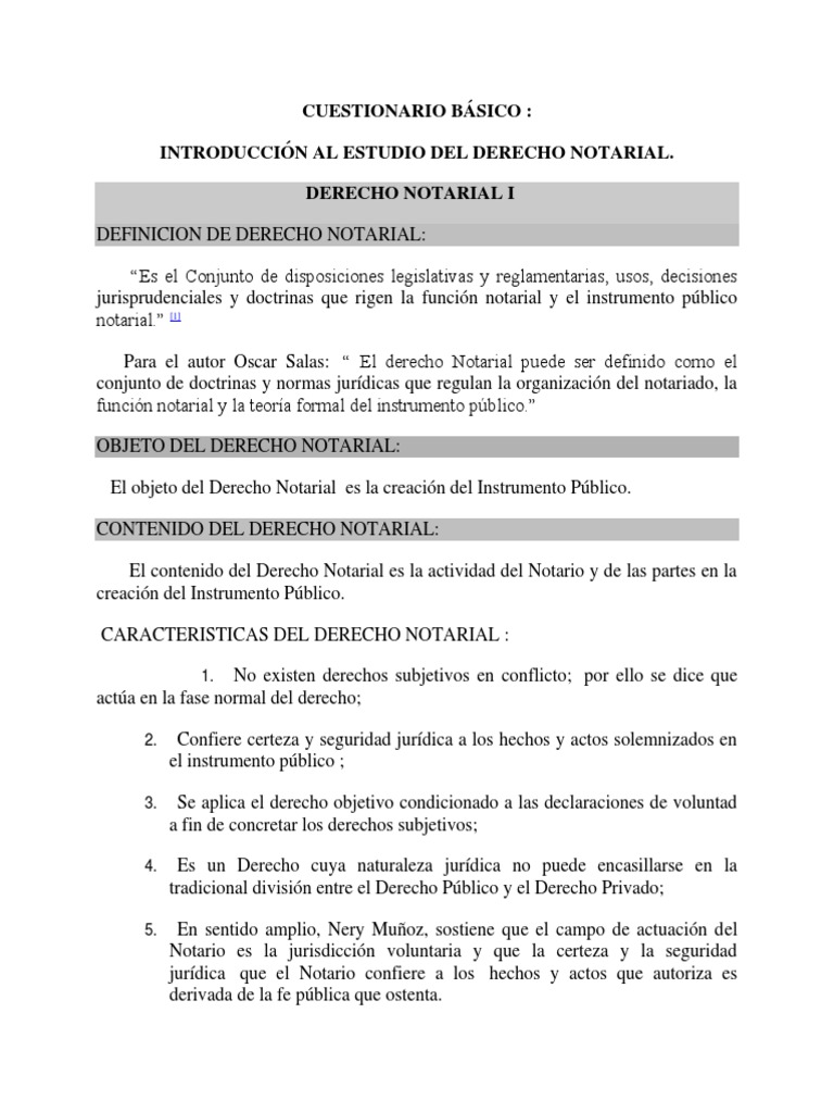Derecho Notarial i