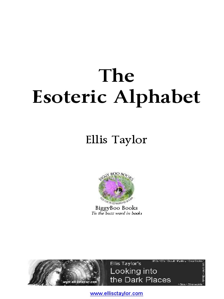The Esoteric Alphabet Explained | PDF | Times New Roman | Languages