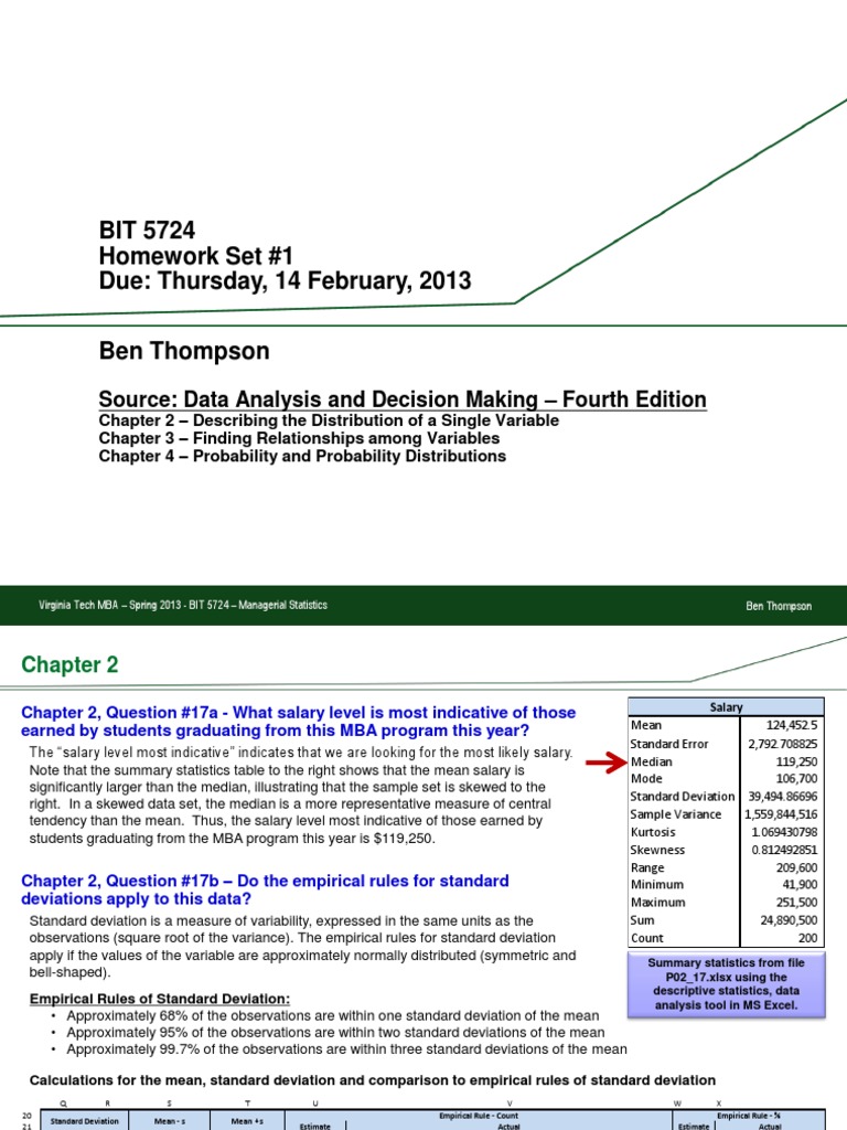 Managerial Statistics | PDF | Skewness | Median