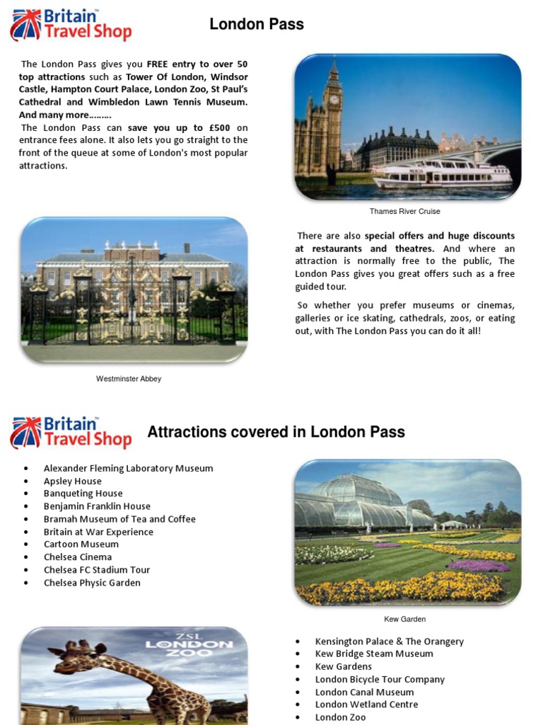London Attractions | PDF | London | Library And Museum