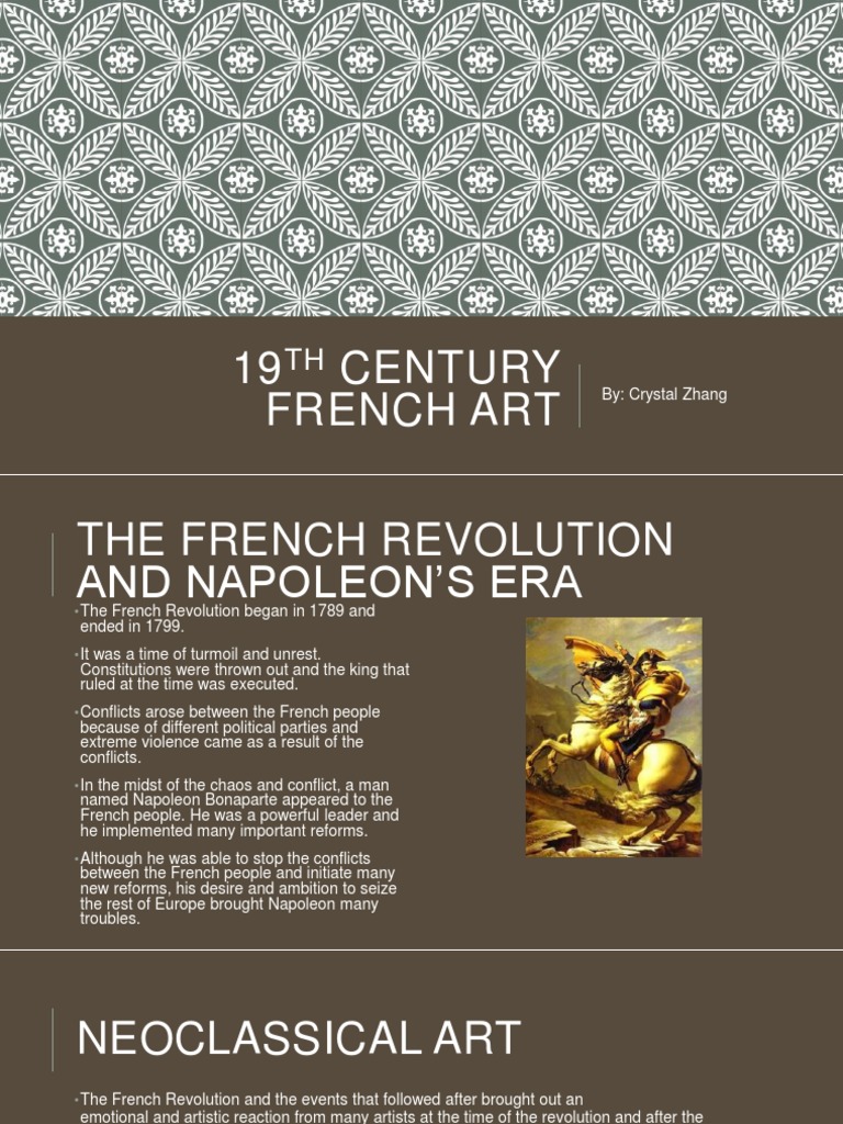 19th Century French Art Powerpoint | PDF | Impressionism | Romanticism