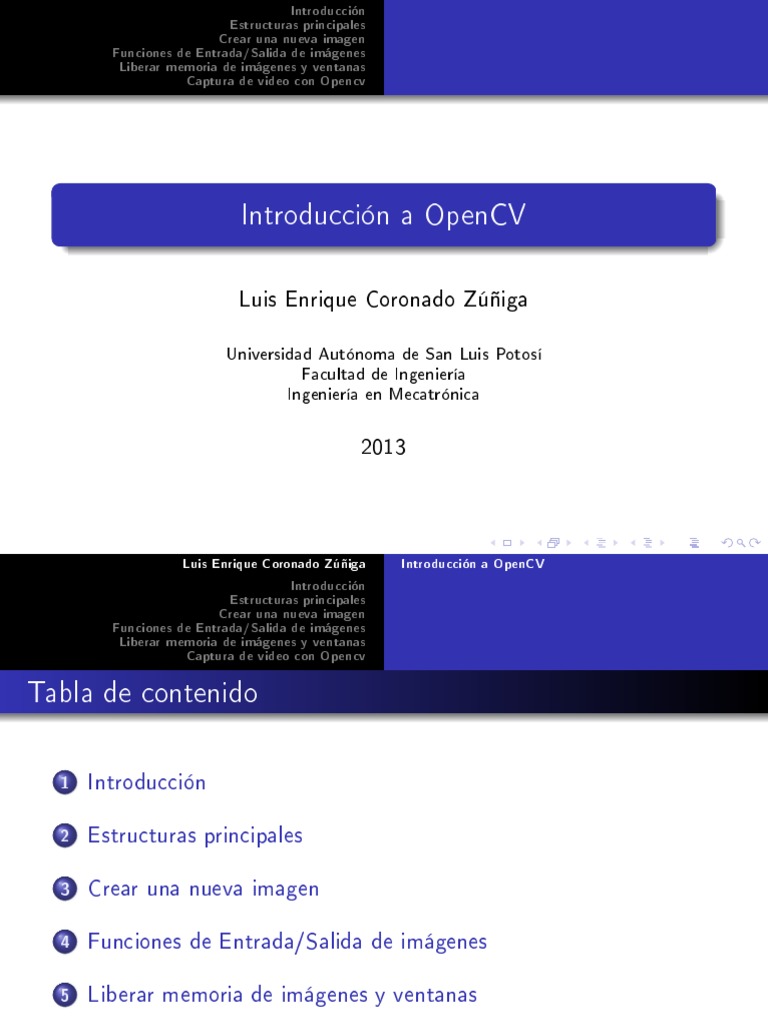 Tratamiento de Imagenes. Opencv | PDF | Imagen | Vídeo