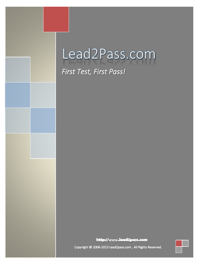 Comptia Net+ Lead2pass Study Guide | PDF | Wireless Lan | Computer Network