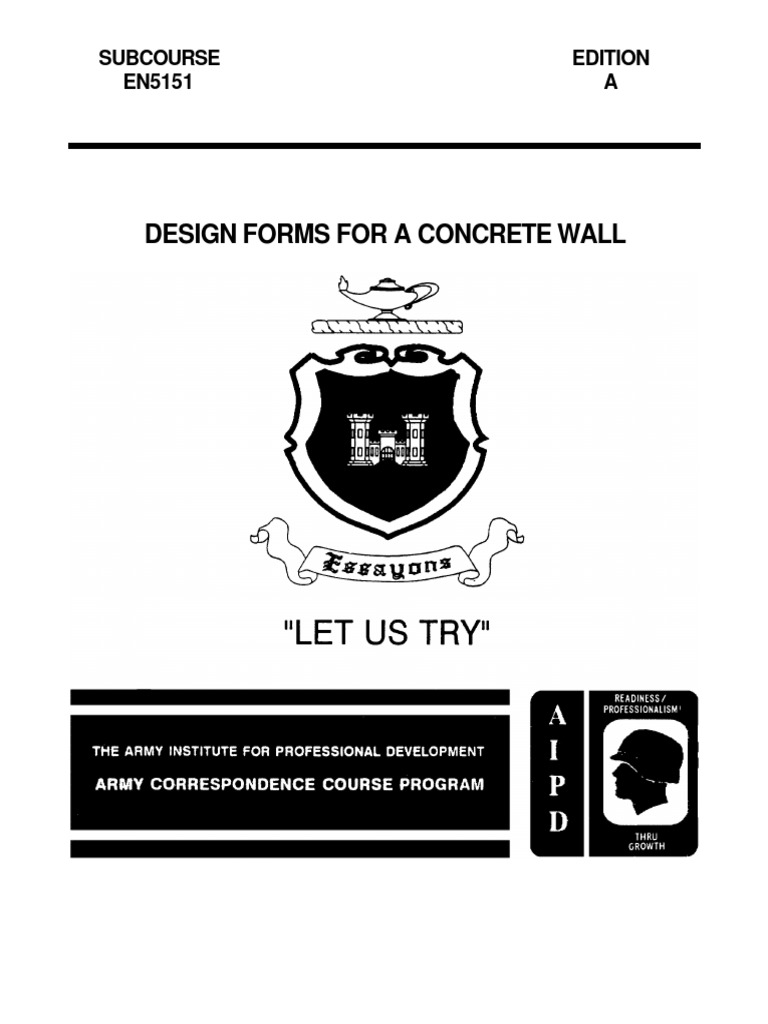 Designing Concrete Wall Forms | PDF | Art