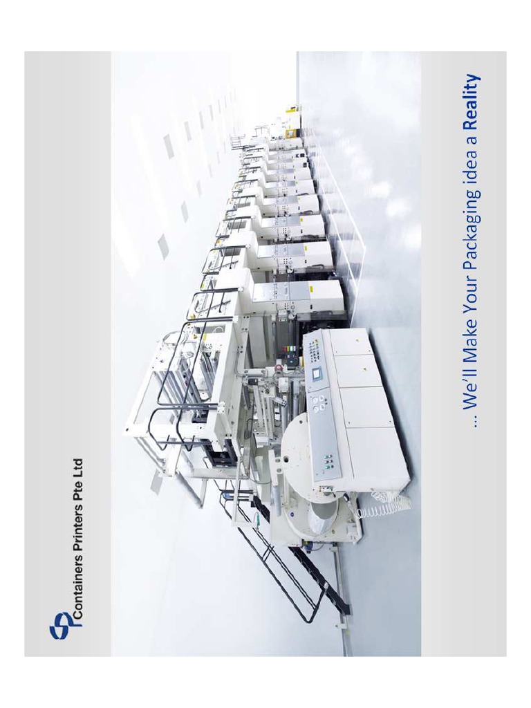 Containers Printers Introduction Pdf Packaging And Labeling Foods