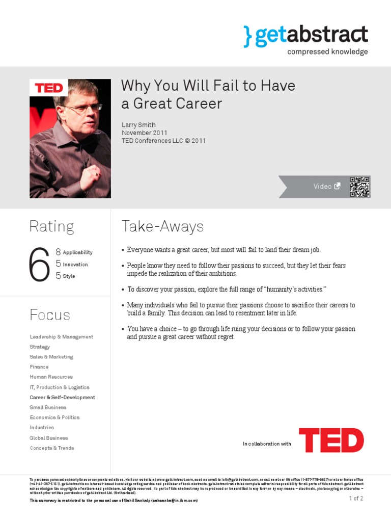 Why You Will Fail To Have A Great Career Smith en 20749 | PDF ...