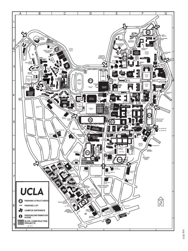 UCLA Campus Map | PDF | University Of California