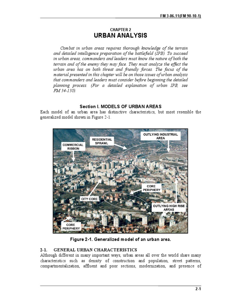 COMBINED ARMS OPERATIONS IN URBAN TERRAIN - Chapter 2 | Framing ...