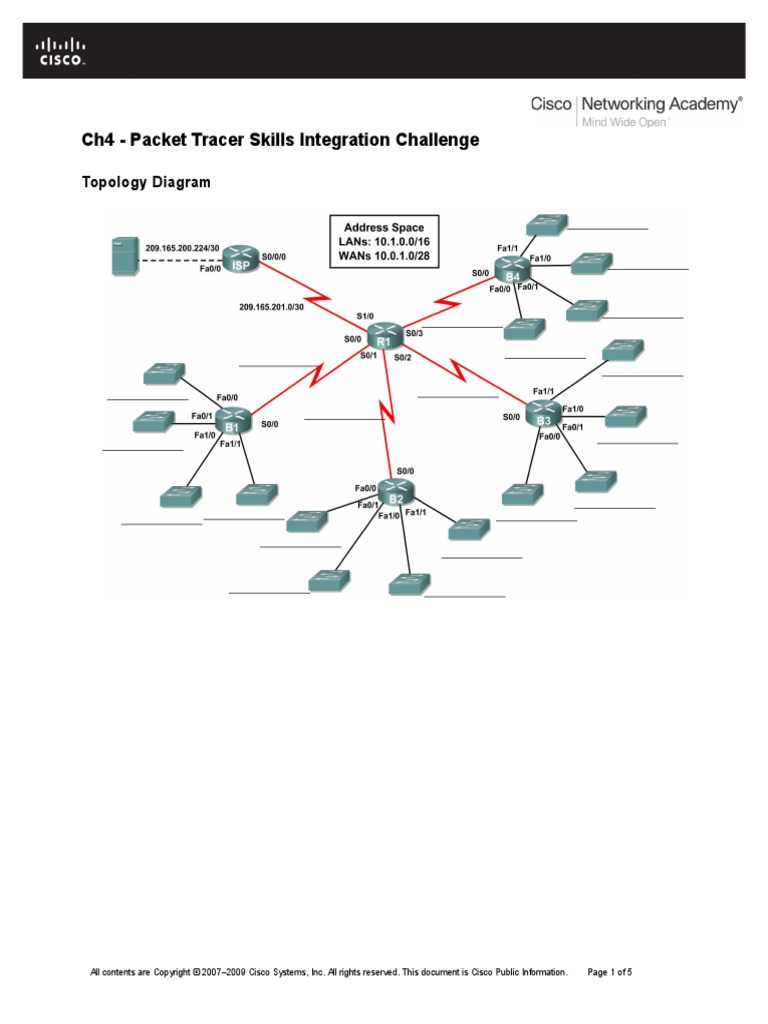 Cisco Skills Integration 4.7.1.3 | Download Free PDF | Router (Computing) | Routing