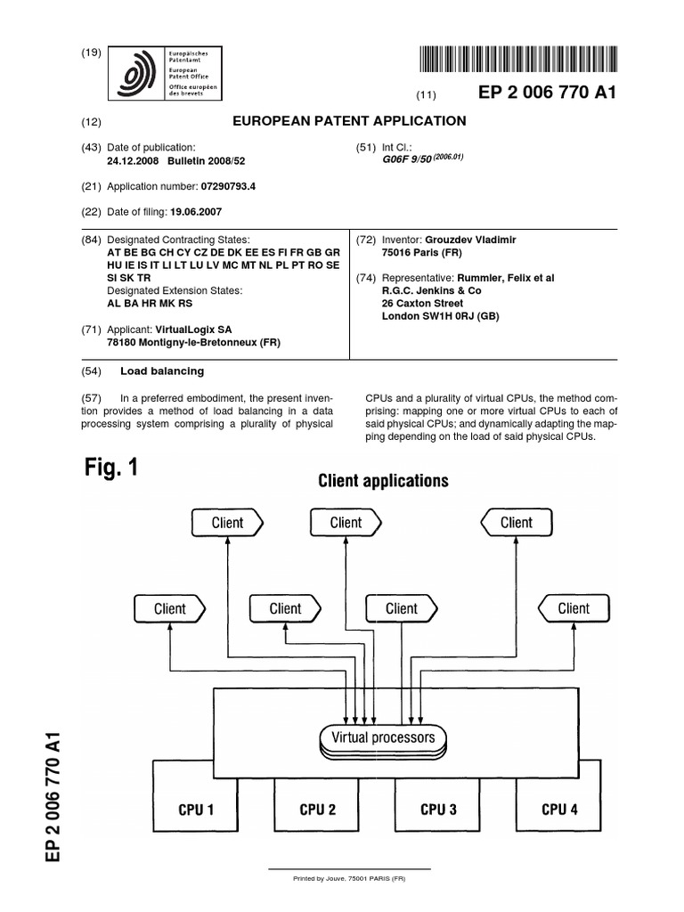 Load Balancing | PDF | Central Processing Unit | Scheduling (Computing)