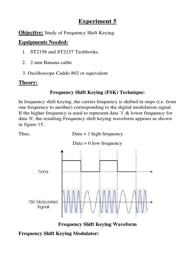 Frequency Shift Keying | PDF | Modulation | Amplifier