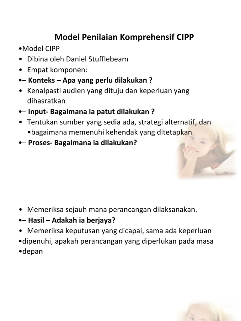 Penilaian Model CIPP | PDF | Karier & Perkembangan | Bisnis