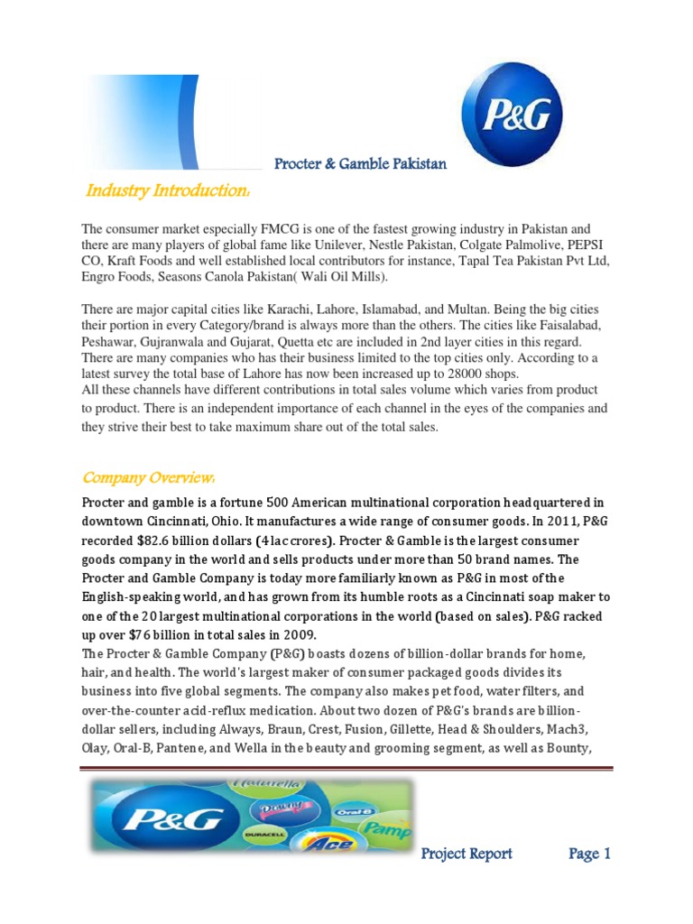 P&G Report New | PDF | Procter & Gamble | Brand