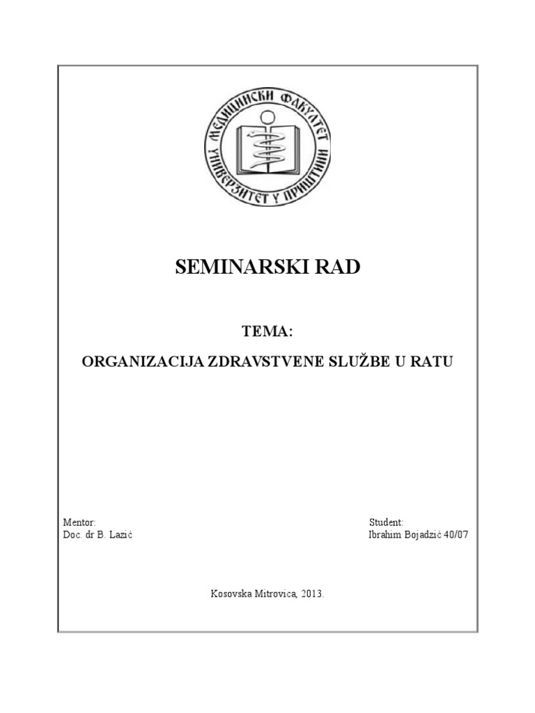 Seminarski Rad | PDF