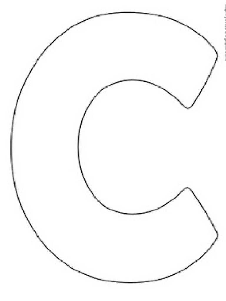 Moldes de Letra MAYÚSCULAS A-Z | PDF