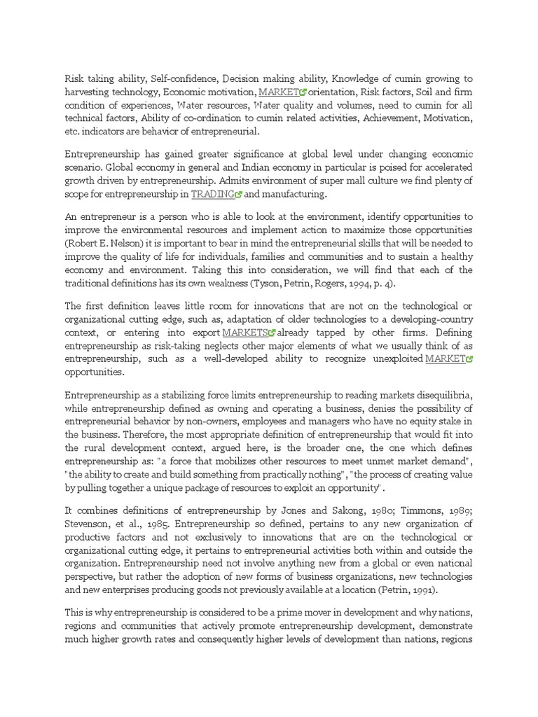 Risk Taking Ability | Download Free PDF | Entrepreneurship | Startup ...