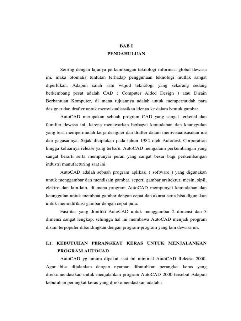 Belajar Acad PDF | PDF