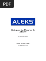 Registro en ALEKS para Estudiantes | PDF