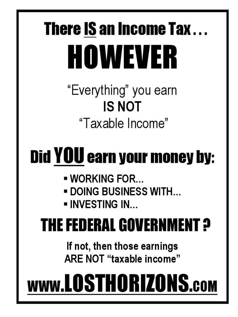 CTC - Income Tax Poster-4 | PDF | Income Tax In The United States ...