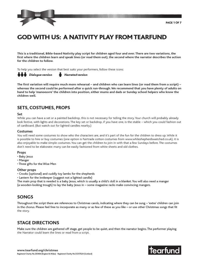 Nativity Play Script | PDF | Biblical Magi | Mary, Mother Of Jesus