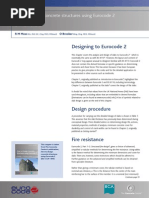 Flat Slabs: Designing To Eurocode 2 | PDF | Bending | Concrete
