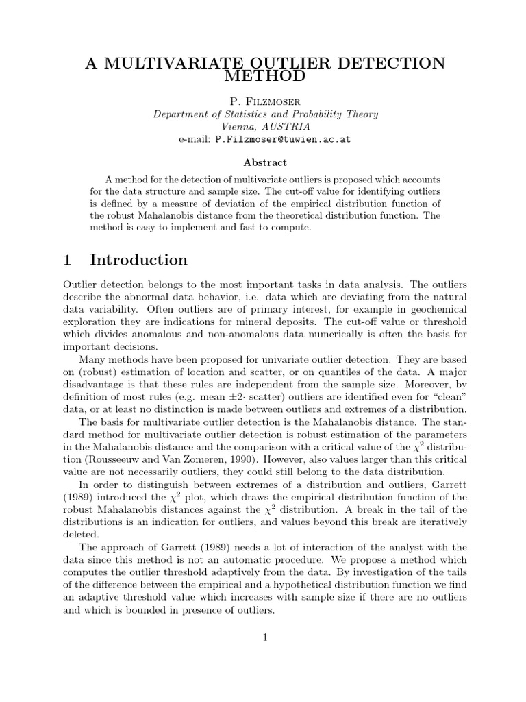 Tugas Statistik 1 | PDF | Robust Statistics | Outlier