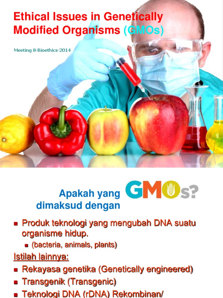 TM-08 Ethical Issues in Genetically Modified Organisms (GMOs) (Gasal 2014-2015) | Genetically ...