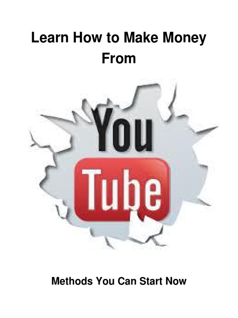 Learn How To Make Money From YouTube | PDF | Ad Sense | Amazon.Com