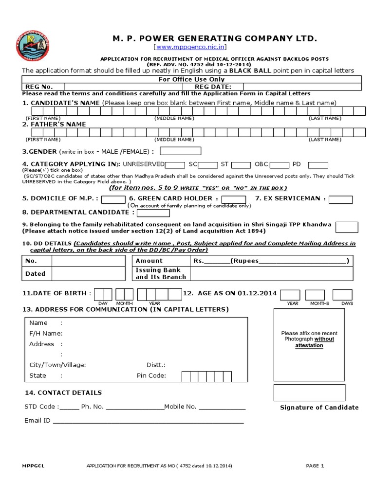 M. P. Power Generating Company LTD.: WWW - Mppgenco.nic - in | PDF ...