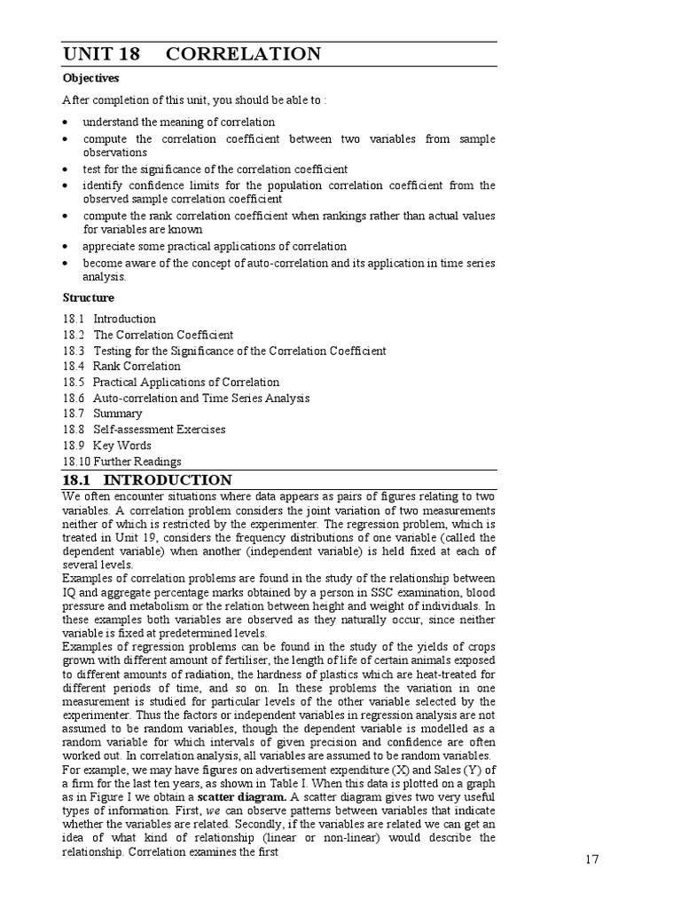 Block 5 MS 08 Correlation | PDF | Correlation And Dependence ...