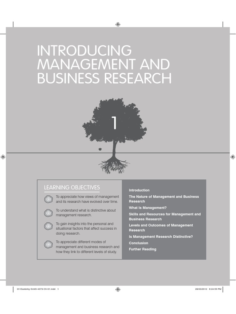 Easterby Smith | PDF | Qualitative Research | Thesis