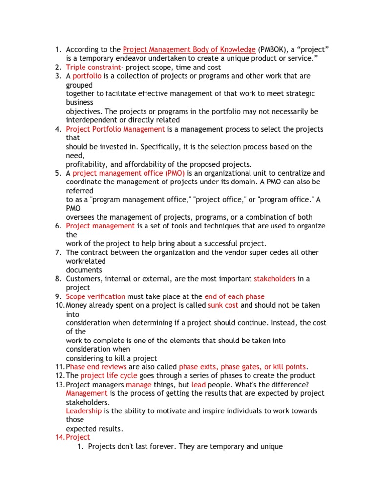 PMP Cheat Sheet | PDF